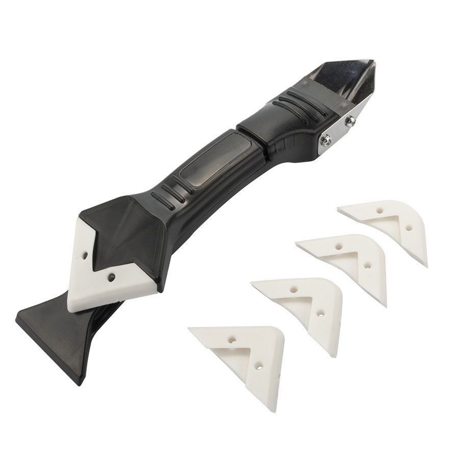 3-in-1 kit tool met RVS schraper